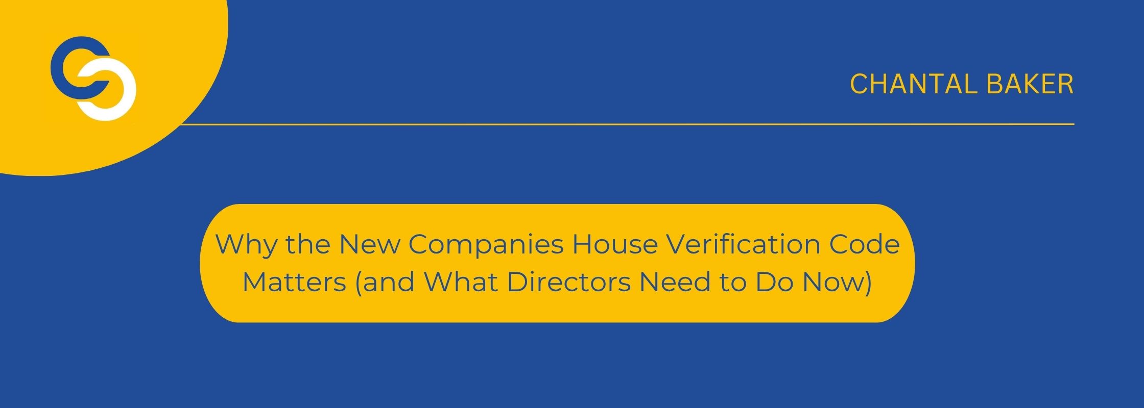 Why the New Companies House Verification Code Matters (and What Directors Need to Do Now ...
